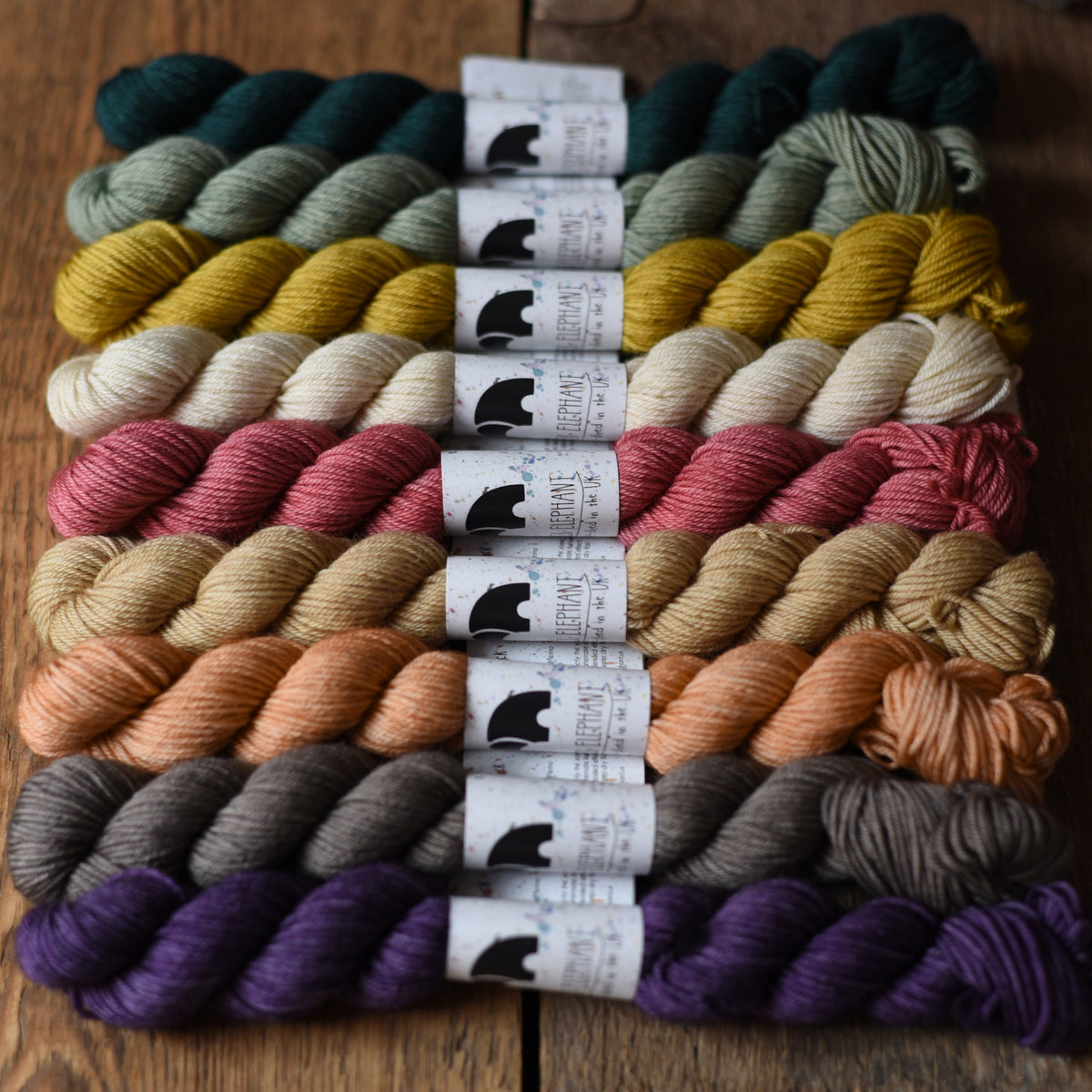 9 skeins Bundle - Autumn/Winter 2023 Collection MINI bundles ...
